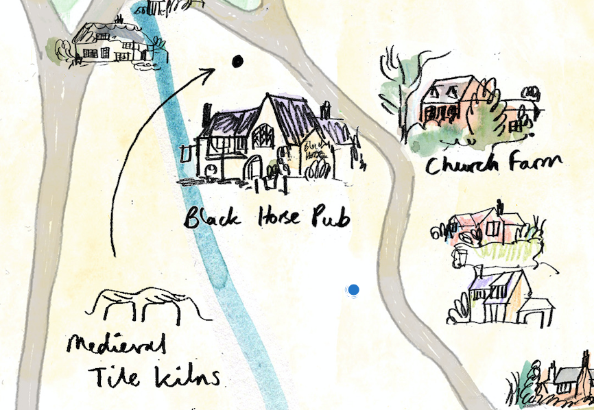 A walk around the village map – Binsted Oaks